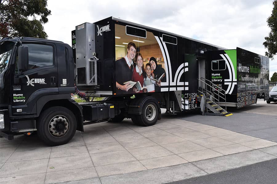 The Hume Mobile Library has a new home at Merrifield! | Merrifield ...